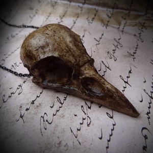 Resin Replica Crow Skull – RavenRanch – Indie Crafts
