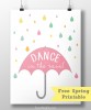 Free Printable – Dance In The Rain – Indie Crafts